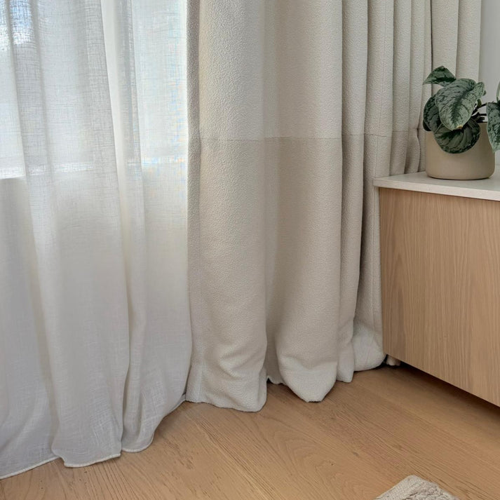 Double Curtain (Sheer & Blockout) – Curtain Club